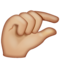 🤏🏼 Pinching Hand: Medium-Light Skin Tone Emoji