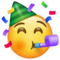 🥳 Face with Party Horn and Party Hat Emoji