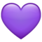 💜 Purple Heart Emoji