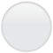 ⚪ Medium White Circle Emoji