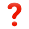 Black Question Mark Ornament Emoji